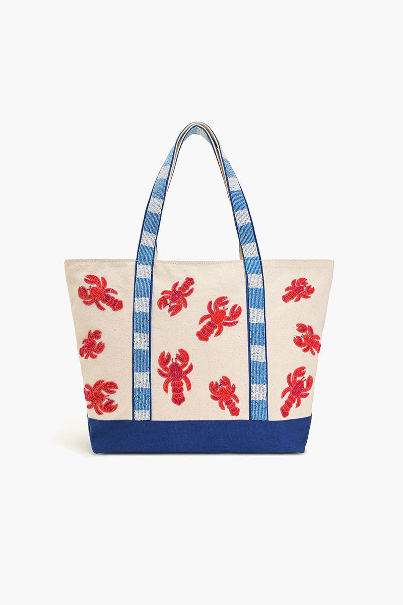 Coastal Claw Beaded Boat Bag | America & Beyond