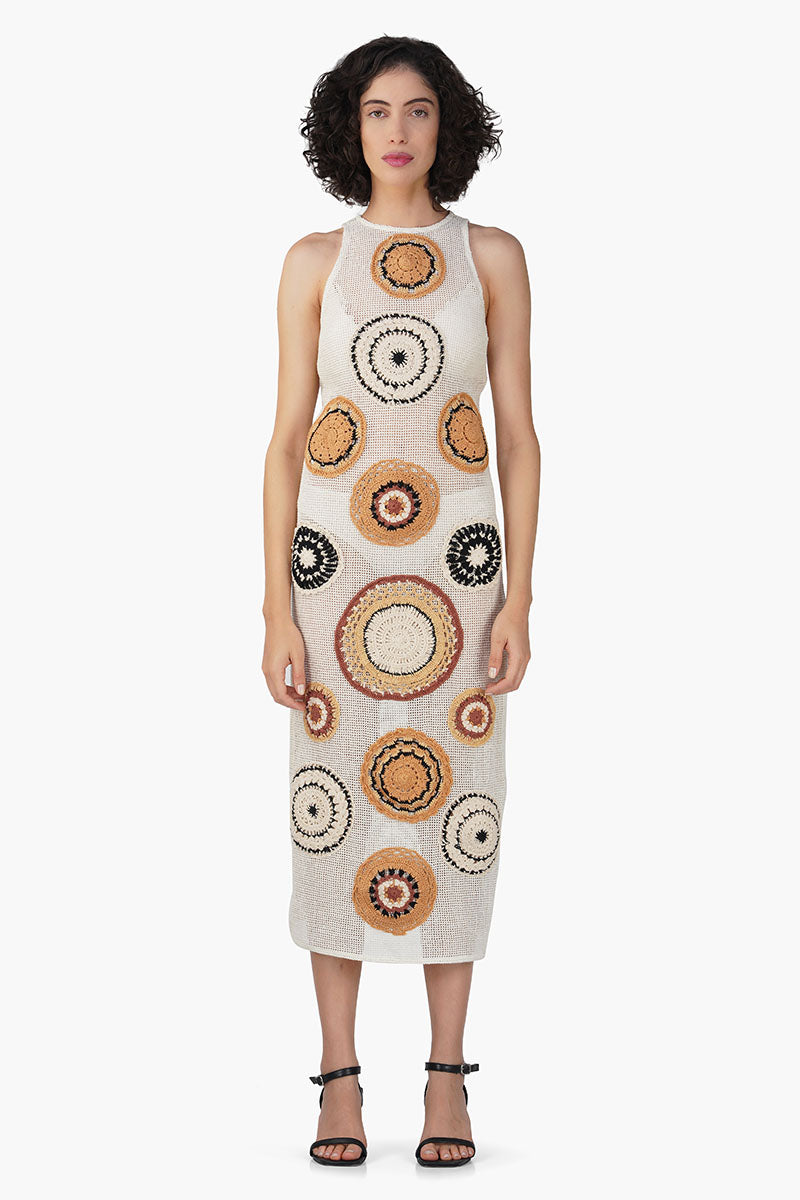 Gala Crochet Patch Dress – America & Beyond