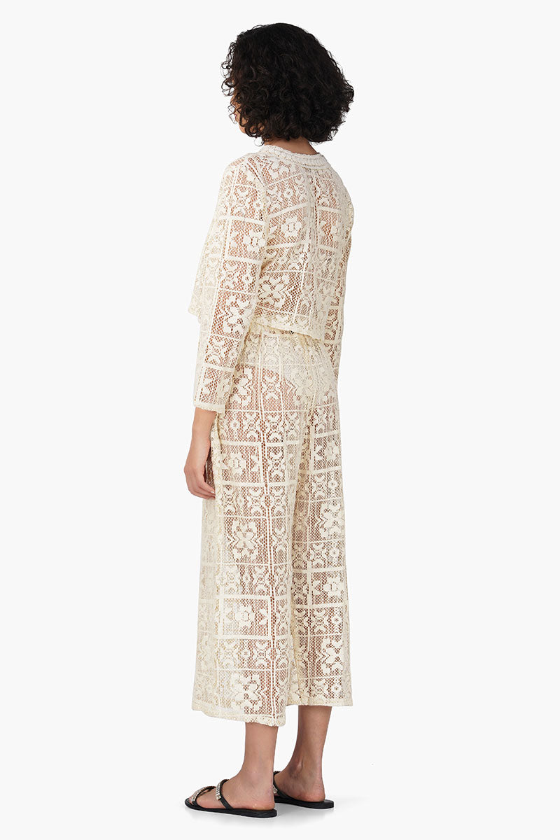 Margot Lace Crochet Coord Set – America & Beyond