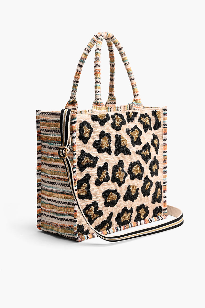 Luxe Leopard Day Tote – America & Beyond
