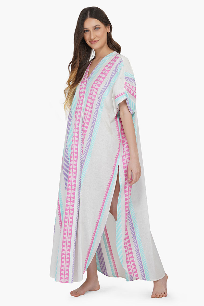 Aztec Yarn Dyed Cotton Cover Up – America & Beyond