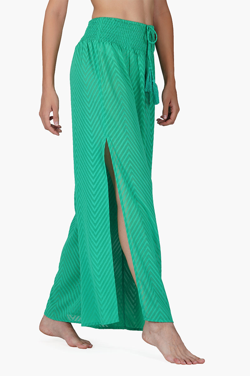 Emerald Chevron Pants – America & Beyond